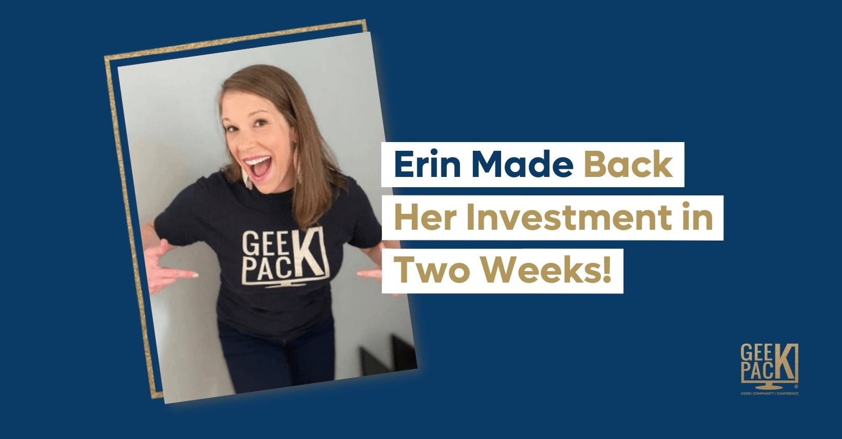 Erin Marie Jenkins - GeekPack® - Community & Confidence